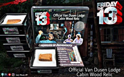 Friday The 13th Prop Van Dusen Lodge Cabin Wood Relic Prop Memorabilia ...