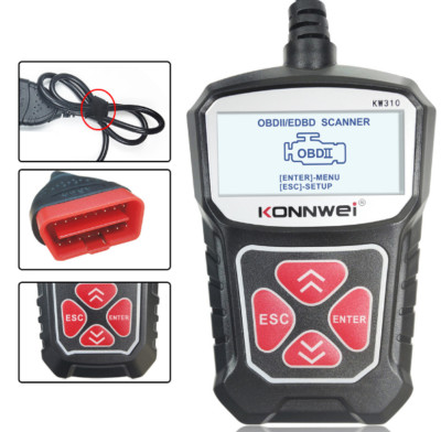 KONNWEI KW310 V310 V309 Car Scanner Automotive Fault Code Reading Card ...