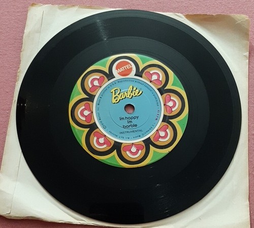 Barbie 45 I'm Happy I'm Barbie Vocal / Instrumental 1970 Mattel 1152 vg ...