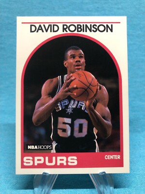 David Robinson 1989-90 Hoops RC Rookie #310 San Antonio Spurs | eBay