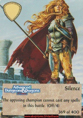 Silence #369 [First Edition] Spellfire ENG CCG | eBay