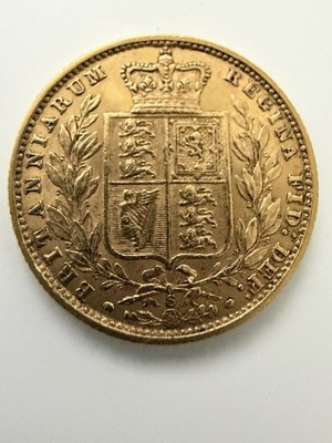 Full Gold Sovereign 1877 Sydney Mint 8g 22ct Gold | eBay UK