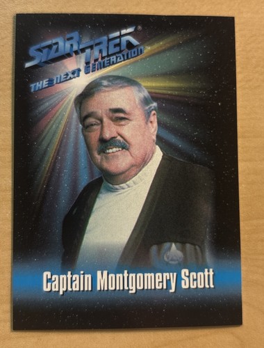 Star Trek 1993 PLAYMATES Card, Captain Montgomery Scott | eBay