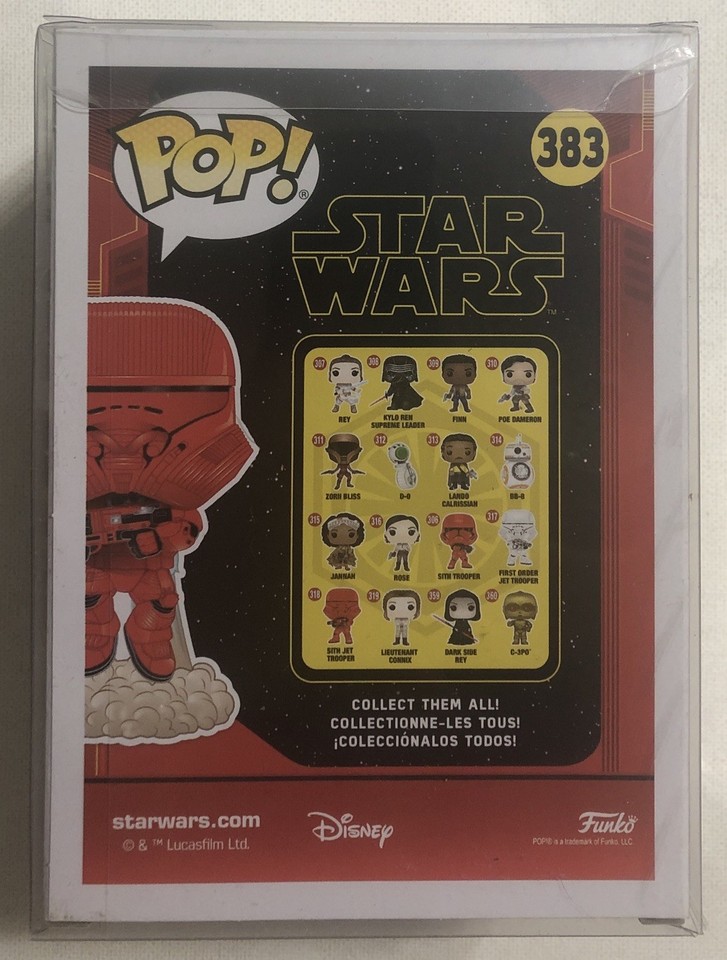 New Funko Pop Star Wars Sith Jet Trooper Bobble-Head Figure #383 *NIB ...