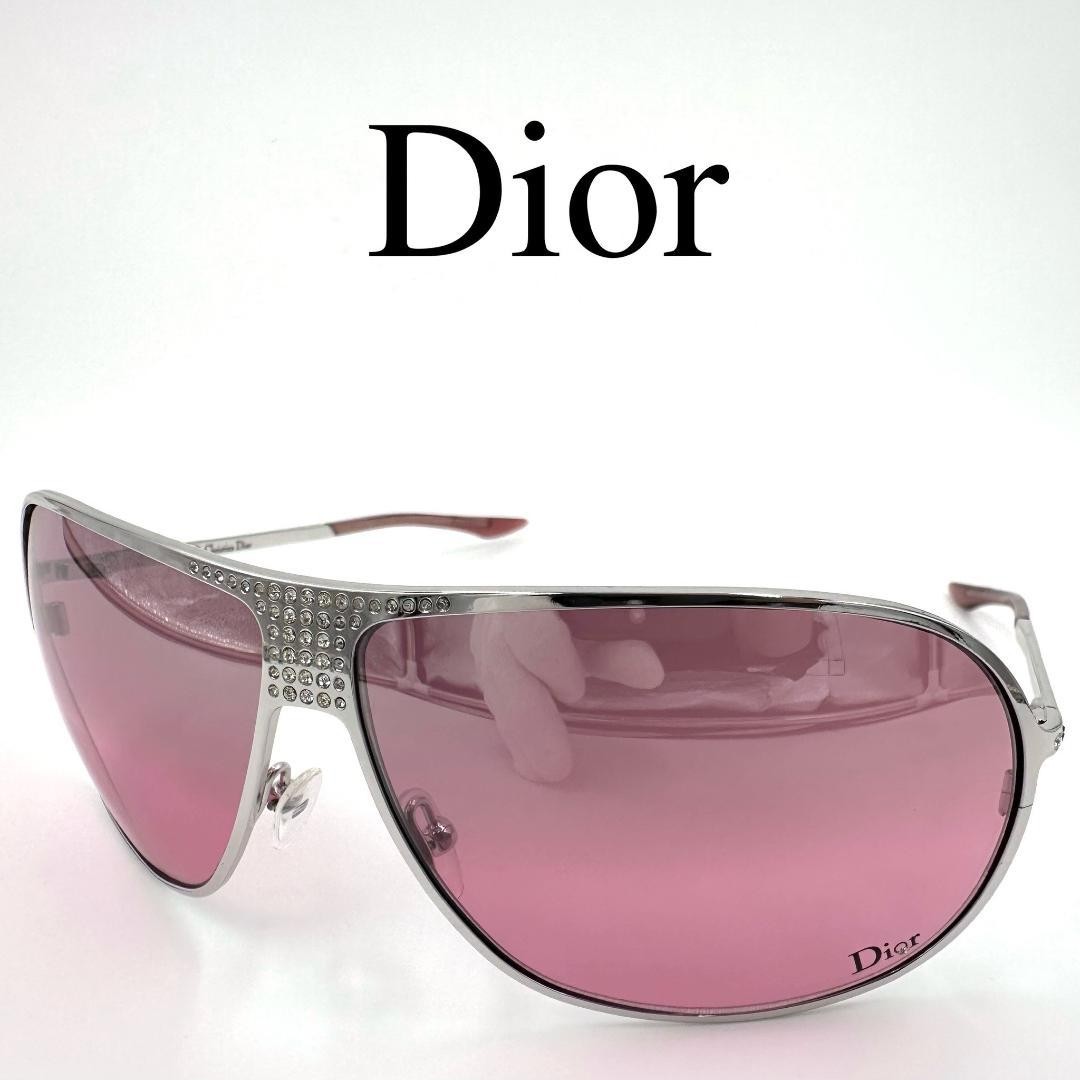 Christian Dior Sunglasses Rhinestone Side Logo One Po… - Gem