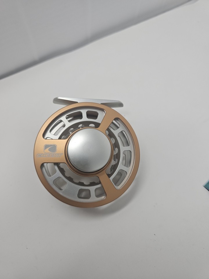 Cheeky Fishing Strike 325 Fly Reel, Gold/Silver | eBay