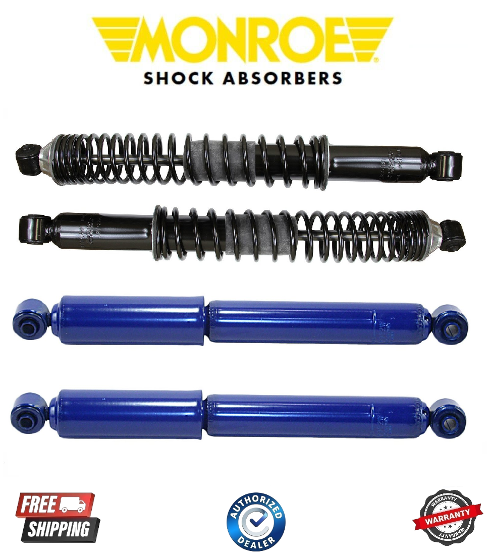 MONROE Front Shocks & Rear Load Adjusting 4PCS Set For Chrysler Dodge ...
