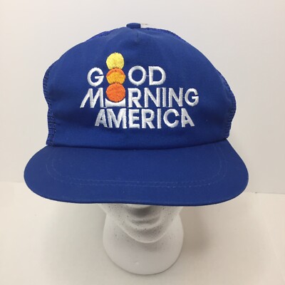 Vintage Good Morning America Imperial Headwear Trucker Hat Mesh ...