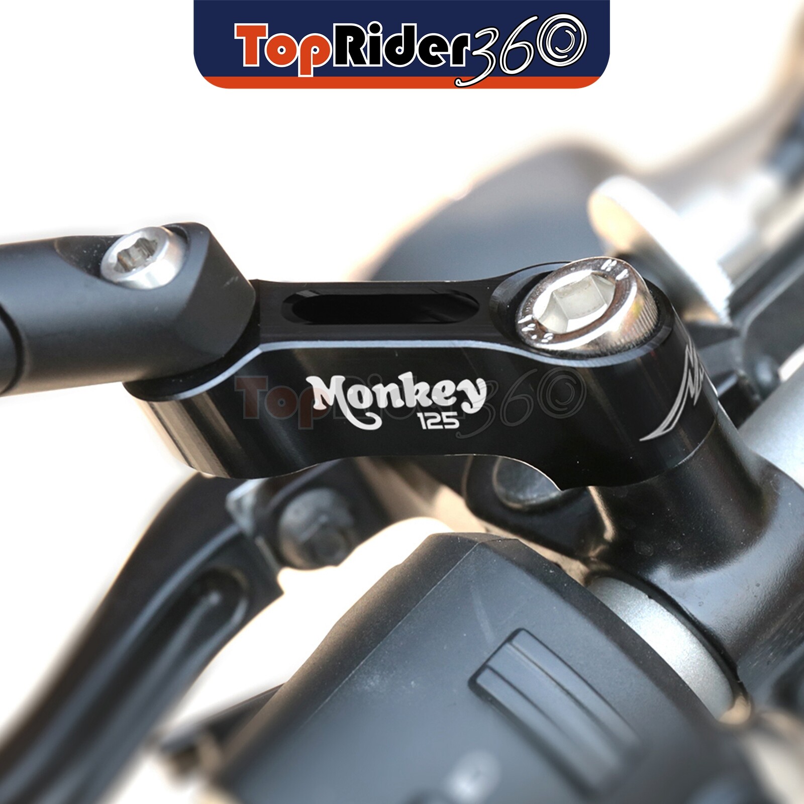 10mm CNC Mirror Risers Adapters For Honda Monkey 125 2018-2019 | eBay