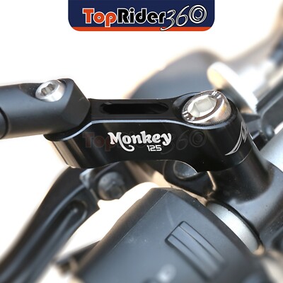10mm CNC Mirror Risers Adapters For Honda Monkey 125 2018-2019 | eBay