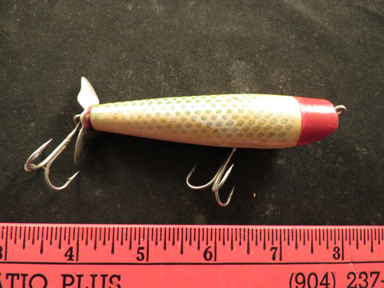 Vintage Topwater Wood Popper Unbranded Fishing Lure 3-1/2" ** | eBay