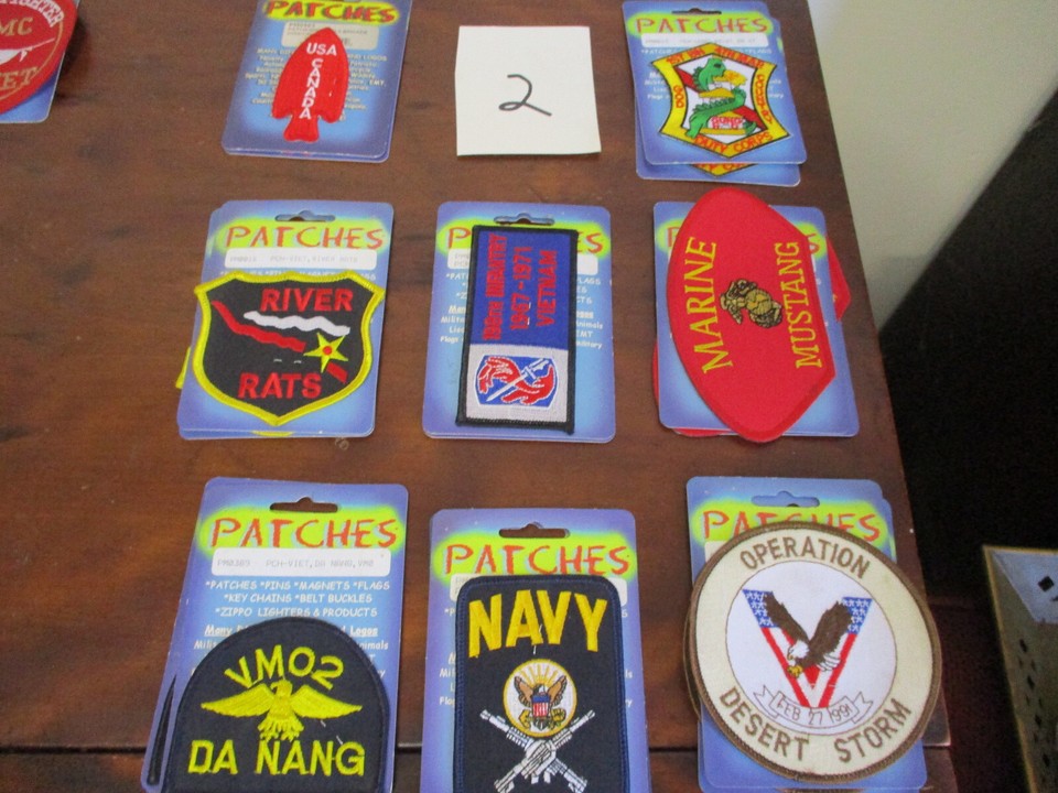 385 Military Patch Insignia Collection Army Marines Air Force Specs Div ...