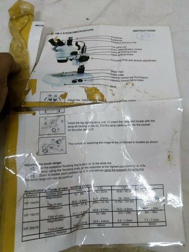 MICROTEC HM-3 ZOOM STEREO MICROSCOPES | eBay