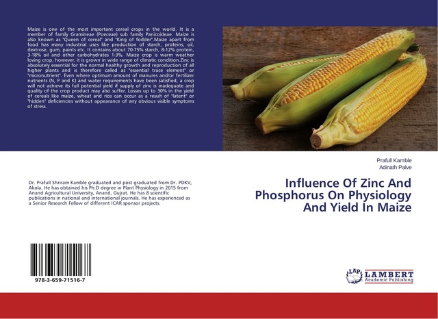Influence of Zinc And Phosphorus On Physiology And Yield in Maize von ...