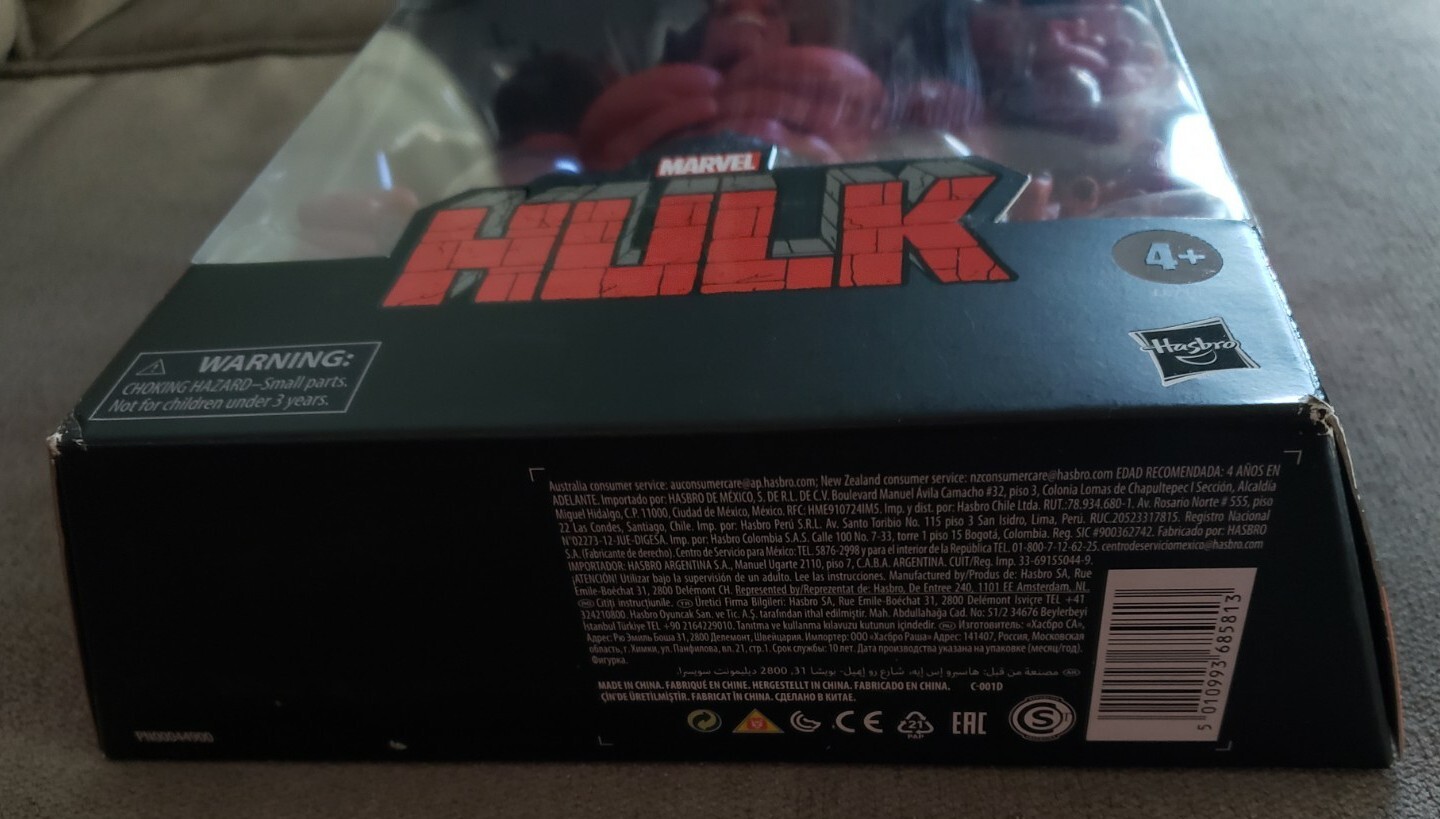 Marvel Legends RED HULK Target / Toys R Us Exclusive 6" Scale Figure ...