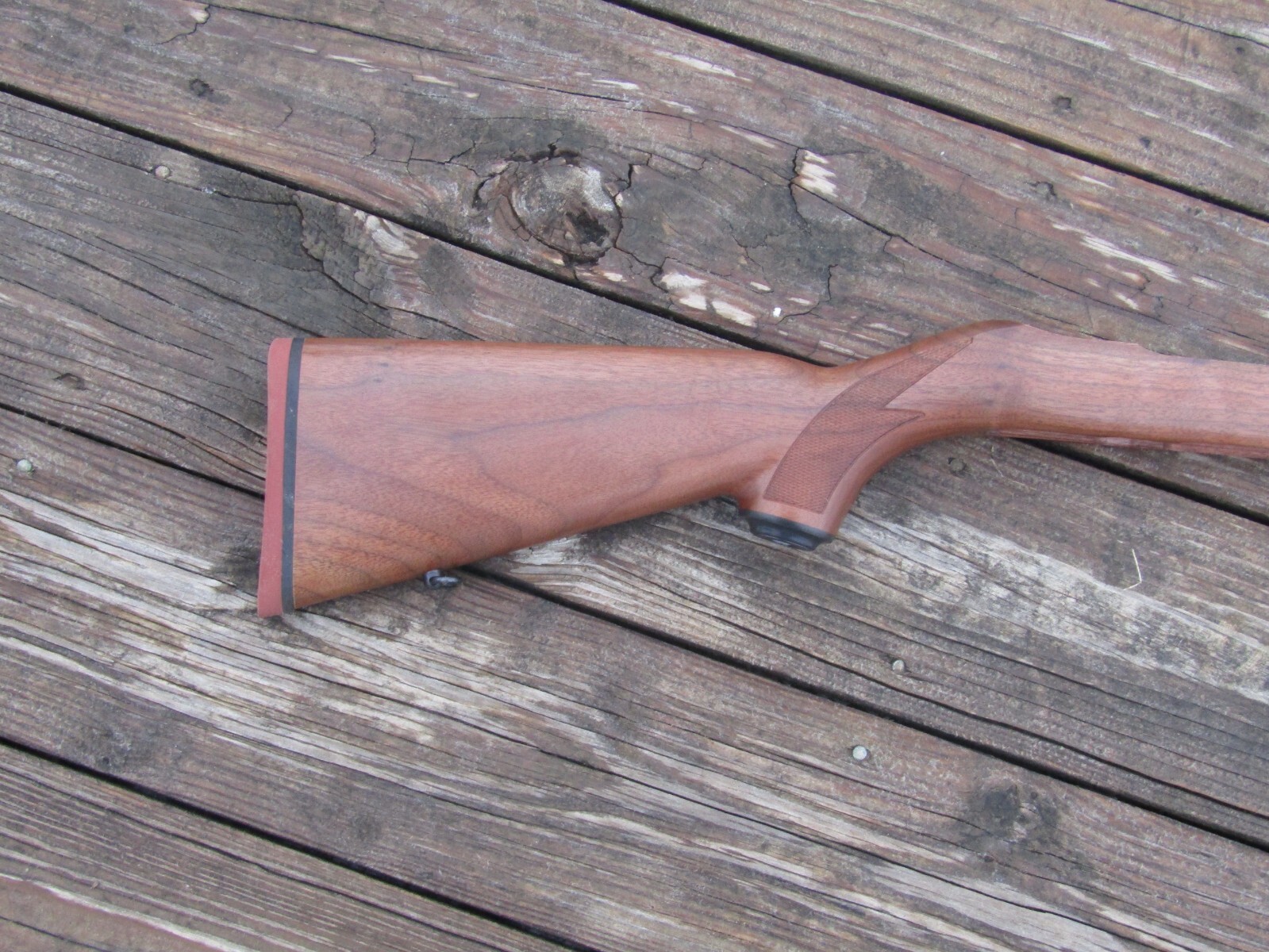 Factory Ruger 10/22 Walnut Mannlicher Stock Model 1264 Stainless Endcap ...