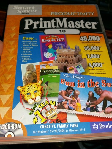 Print Master 10 PC CD ROM - FREE POST | eBay