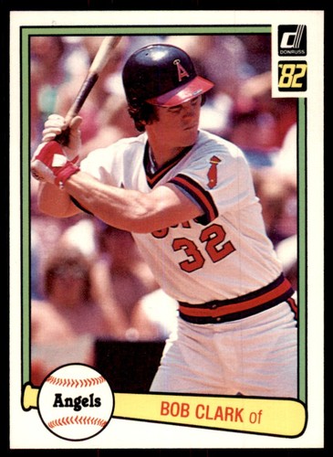 1982 Donruss Baseball Card Bob Clark California Angels #318 | eBay