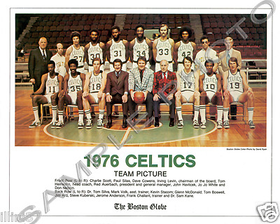 1976 BOSTON CELTICS NBA WORLD CHAMPIONS TEAM GLOSSY 8X10 PHOTO HOF | eBay