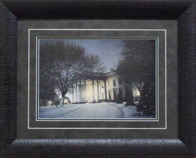 Rod Chase America's Home White House Print Framed 19 x 15 | eBay