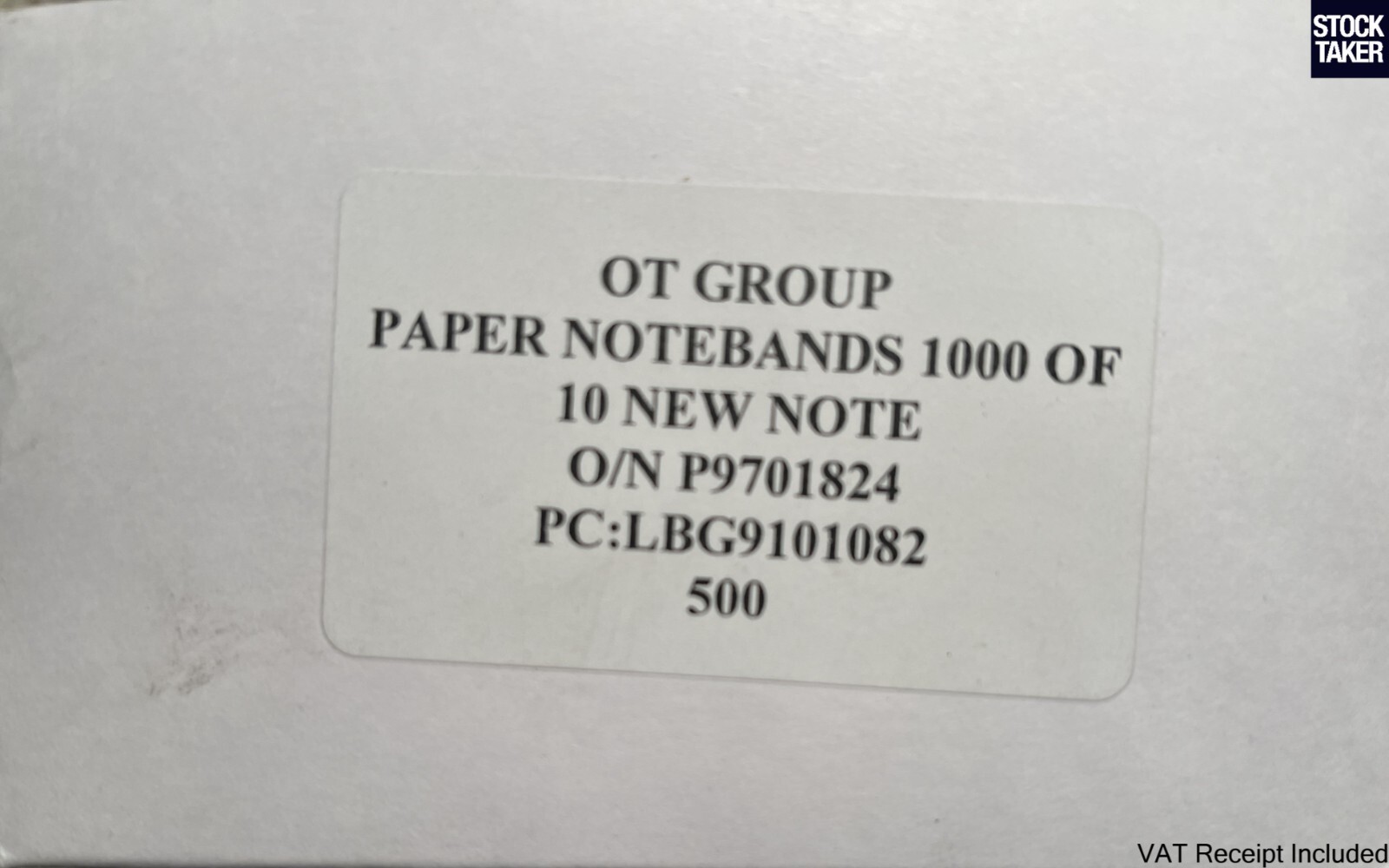 (500-Pack) Paper Note Money Bands £5 £10 £20 Bank Note Wrappers Straps ...
