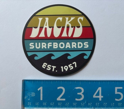 Jack's Surf Shop Surfboards STICKER Classic Vintage Surfing OG Retro ...