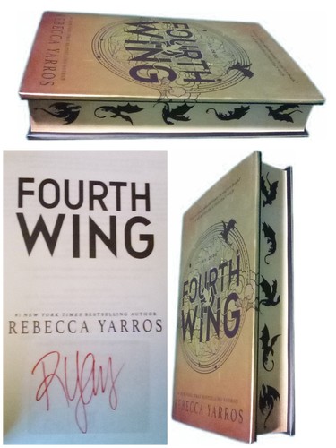 Fourth Wing *Signed* First Edition, First Print Sprayed Edges Rebecca ...