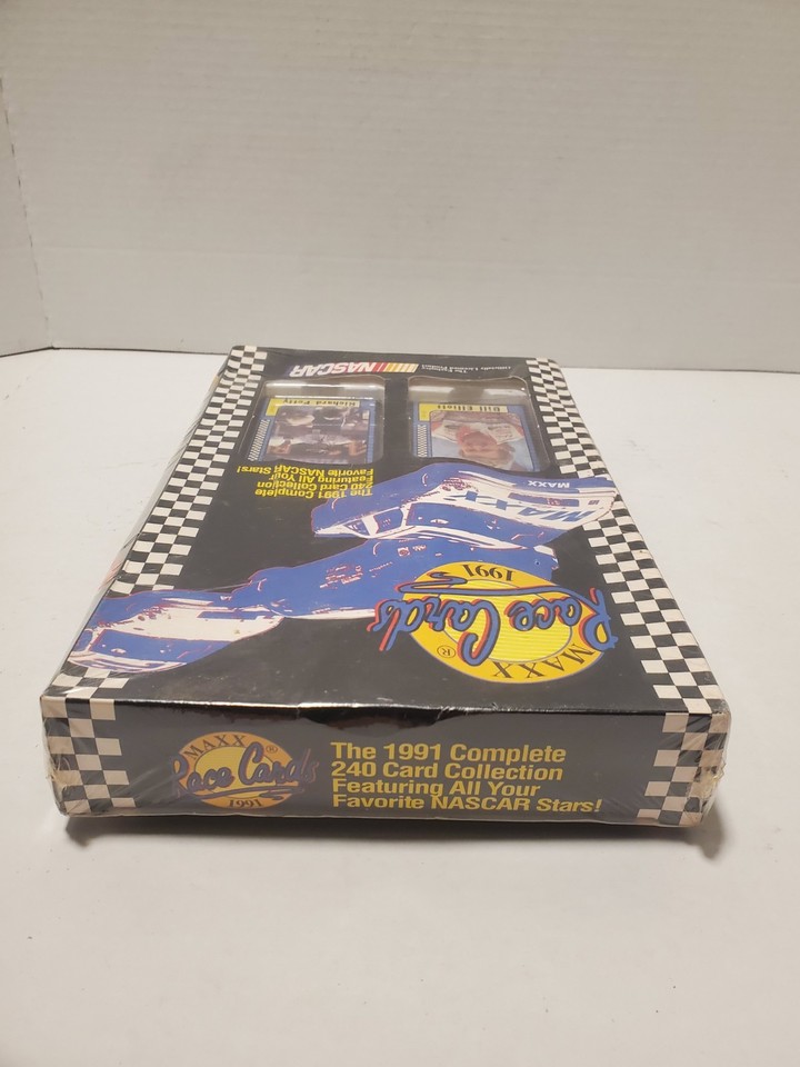 1991 MAXX Race Cards Nascar 240 card set Box NEW condition Factory ...