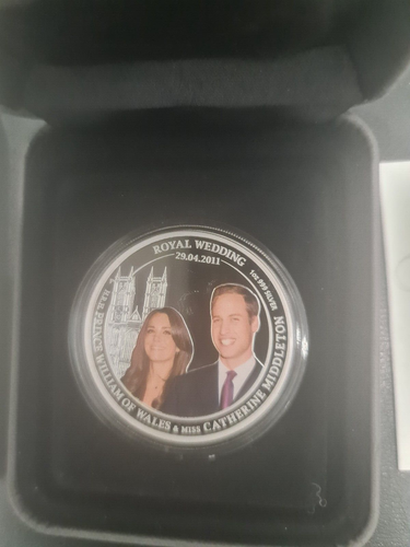 2011 Royal Wedding William and Catherine Silver Proof $1 coin | eBay ...