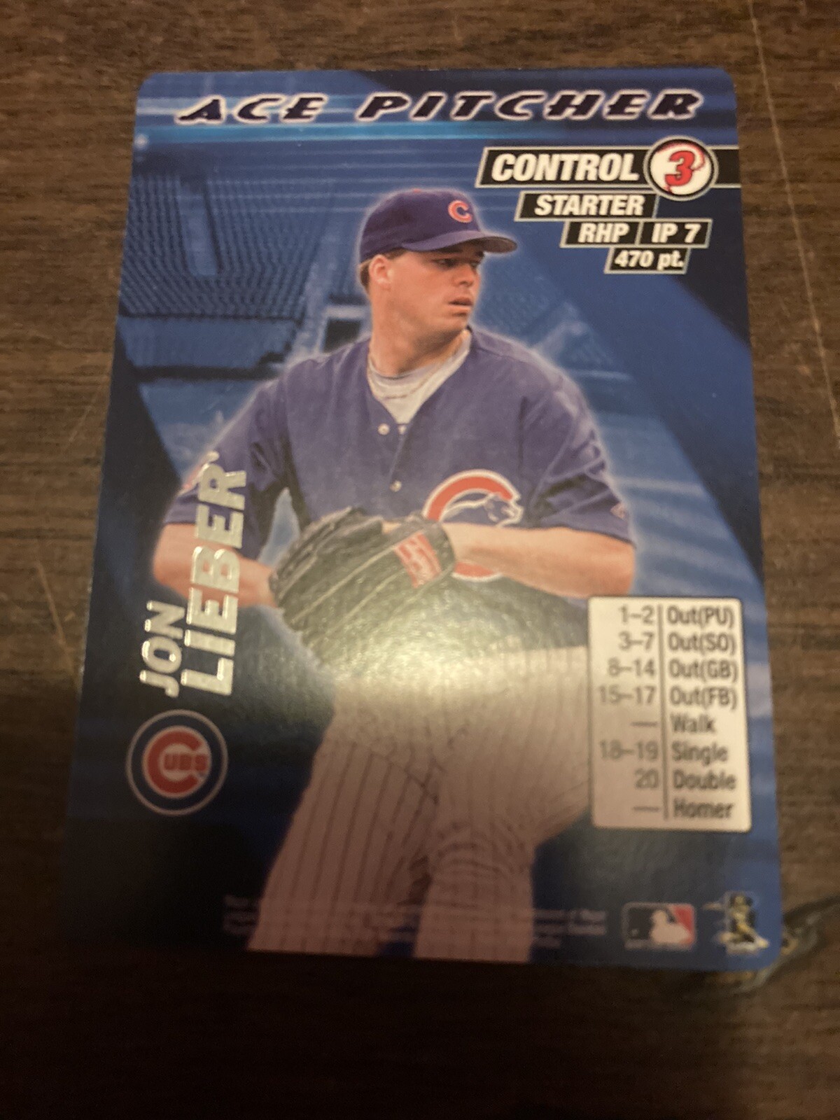 MLB Showdown 2001 Jon Lieber Ace Pitcher Promo | eBay