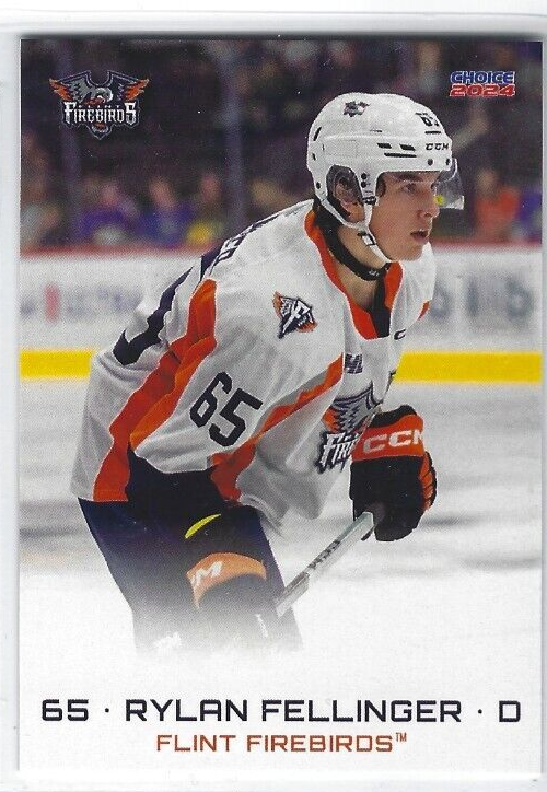 2023-24 Choice Flint Firebirds - Rylan Fellinger #09 (RC) for sale ...