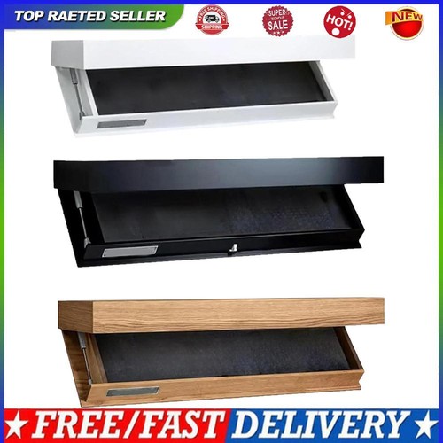 Wooden Magic Flap Shelves Wall-Mounted Display Cabinet Racks for Home ...