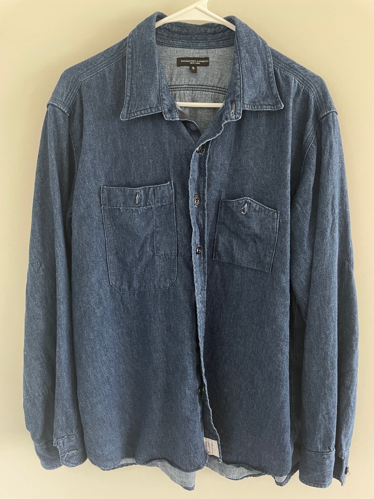 Engineered Garments Work Shirt Lightweight Denim Size… - Gem