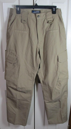 LA Police Gear Urban Ops Tactical Cargo Pants for Men | Khaki | Size ...