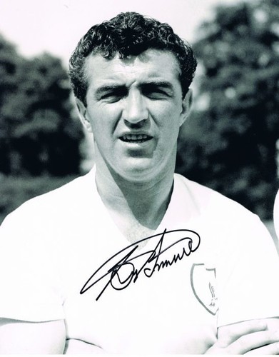 Signed Bobby Smith Tottenham Hotspur Autograph Photo Chelsea England ...