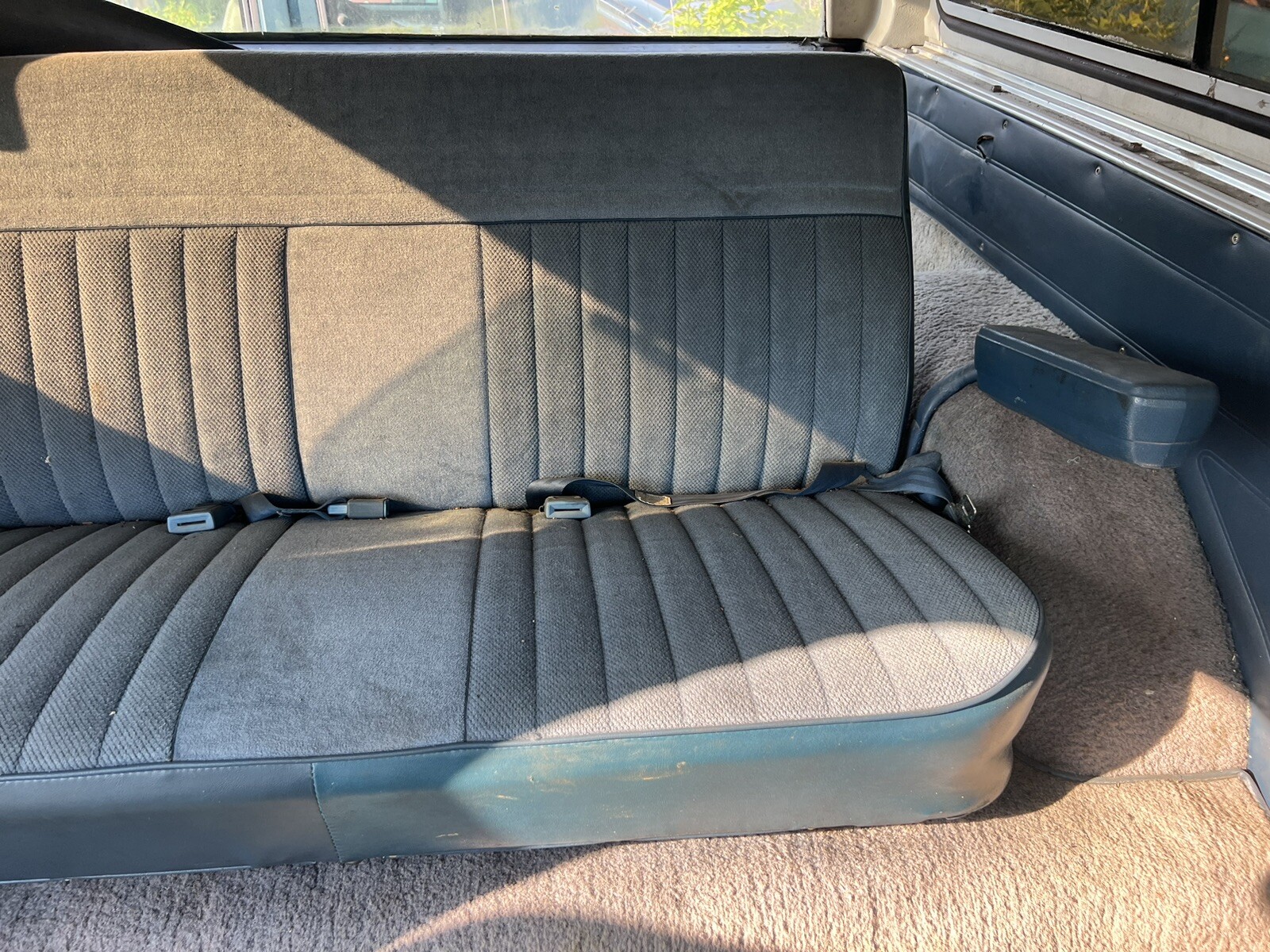 REAR BENCH SEAT 81-91 Chevy Blazer GMC Jimmy FULL SIZE SUV Cloth REAR ...