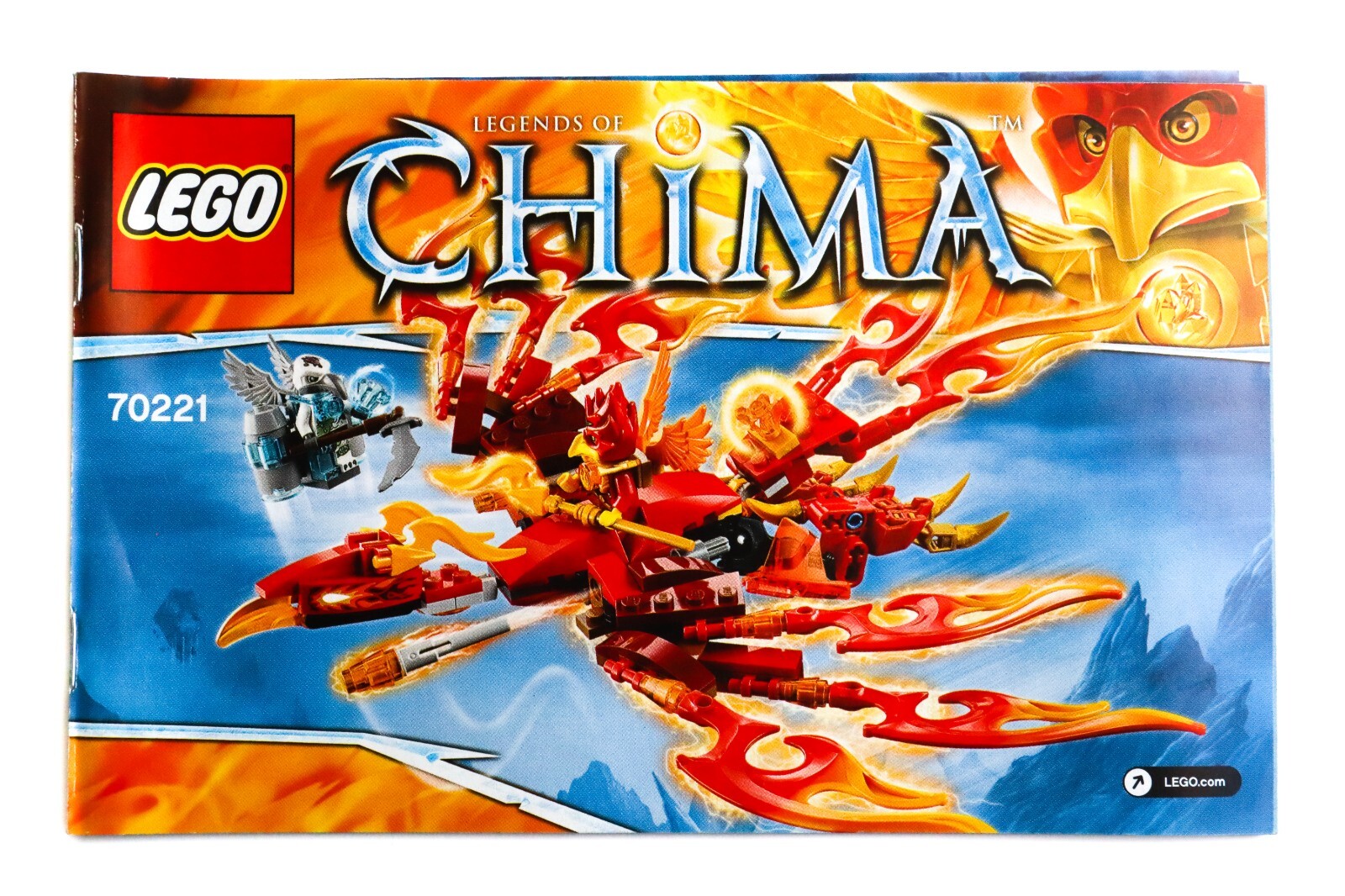 LEGO Legends of Chima 70221: Flinx's Ultimate Phoenix MANUAL ONLY | eBay