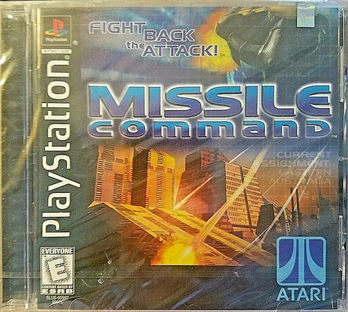 NEW FACTORY SEALED 1999 PLAYSTATION PS1 ATARI MISSILE COMMAND ARCADE VIDEO GAME | eBay