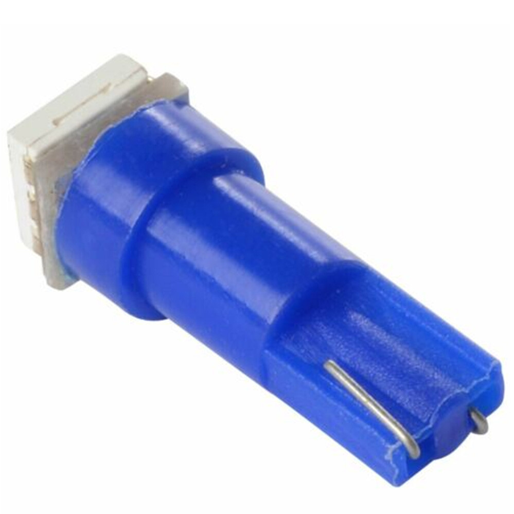 20pcs Dash Wedge T5 Blue Dashboard 12VDC LED Light Bulbs Car 5050 SMD ...