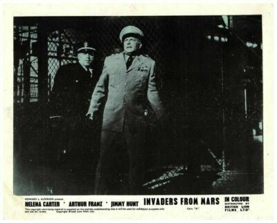 Invaders from Mars original British Lobby Card 1953 Sci-Fi Classic rare ...