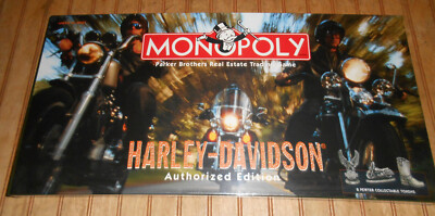 Harley Davidson Monopoly 1997 Authorized Edition Board Game Sealed New ...