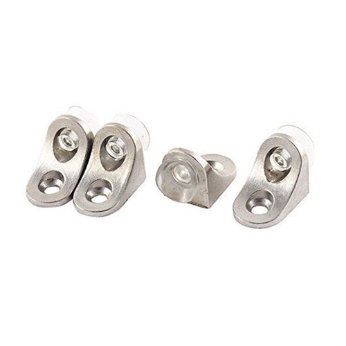 10 PCS Stainless Steel Retaining Clip Cabinet Shelf Supports | eBay