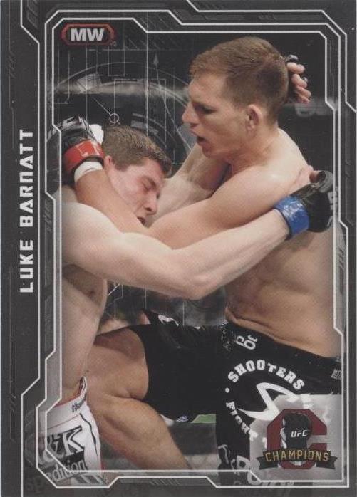 2014 Topps UFC Champions - Luke Barnatt #190 Black /188 (RC) for sale ...
