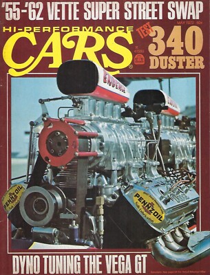 High Performance Cars magazine May 1972 good condition Mopar Chevy Ford ...