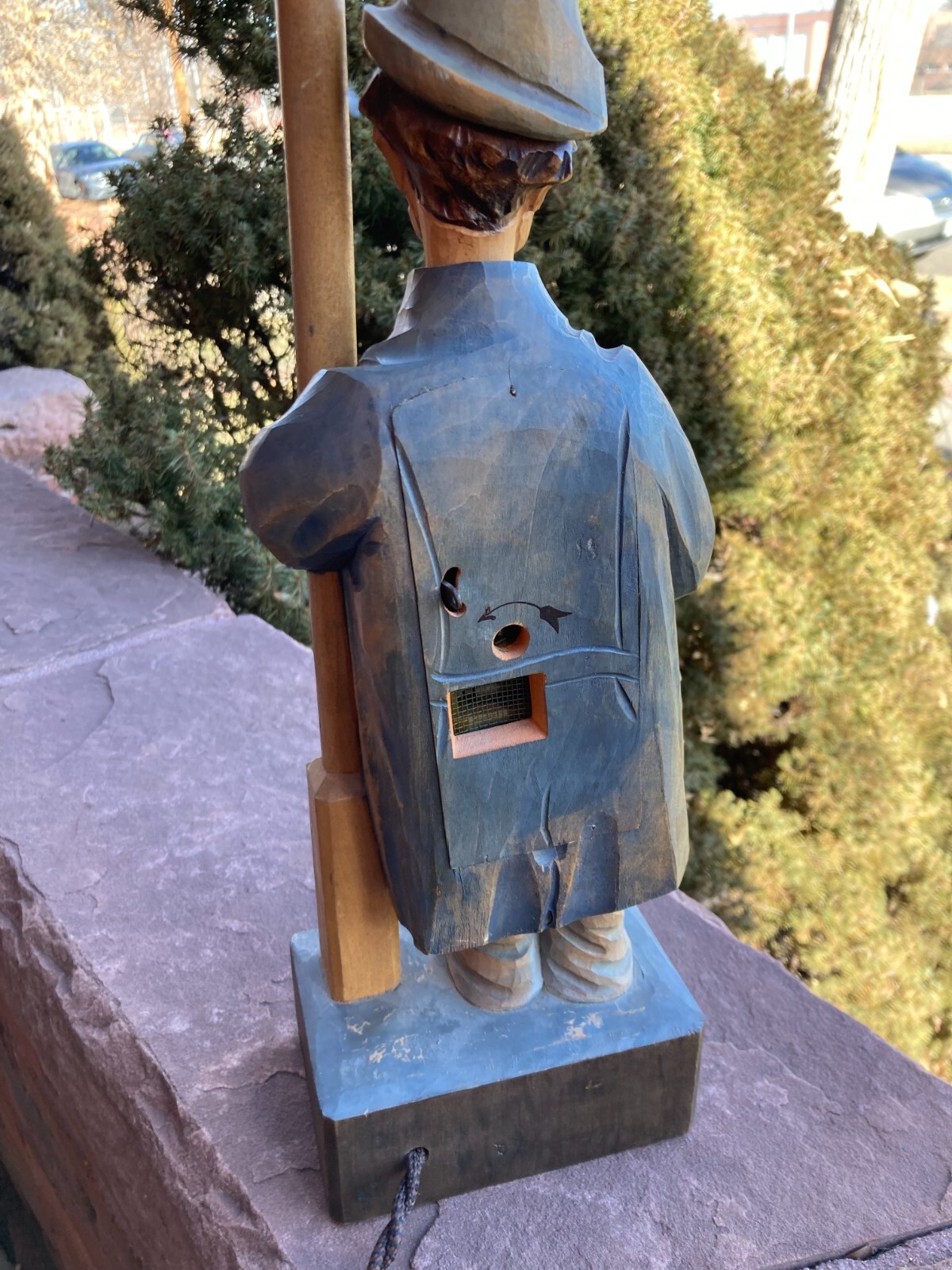 Beautiful German Whistler Black Forest Lamp Post Drunk Karl Griesbaum ...