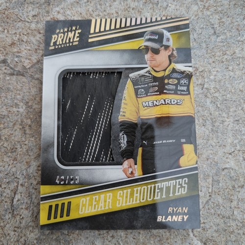 2018 Panini Prime Racing - Clear Silhouettes Ryan Blaney #CS-RB /99 ...