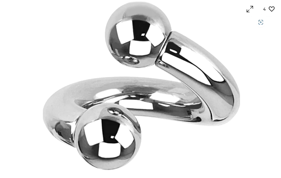 Twister Spiral Internally Threaded 8g 6g 4g 2g 0g 00g Prince Albert ...