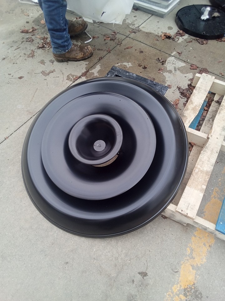 Titus TMR 20" Black Round Diffuser | eBay