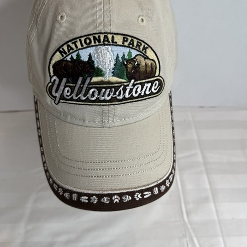 Vintage Ouray Hat Yellowstone Lucky Buffalo Bison Bear National Park ...