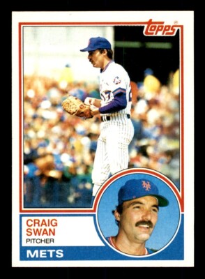 1983 Topps Baseball #292 Craig Swan EX/MT or Better *cc1 | eBay